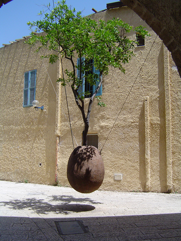 Suspended Orange Tree - Ran Morin